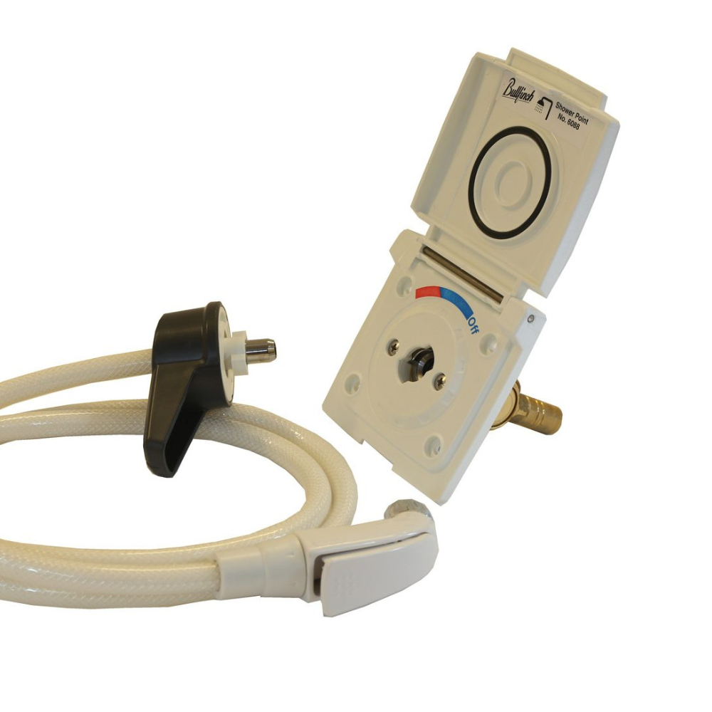 Bullfinch External Shower Point & Shower Head White