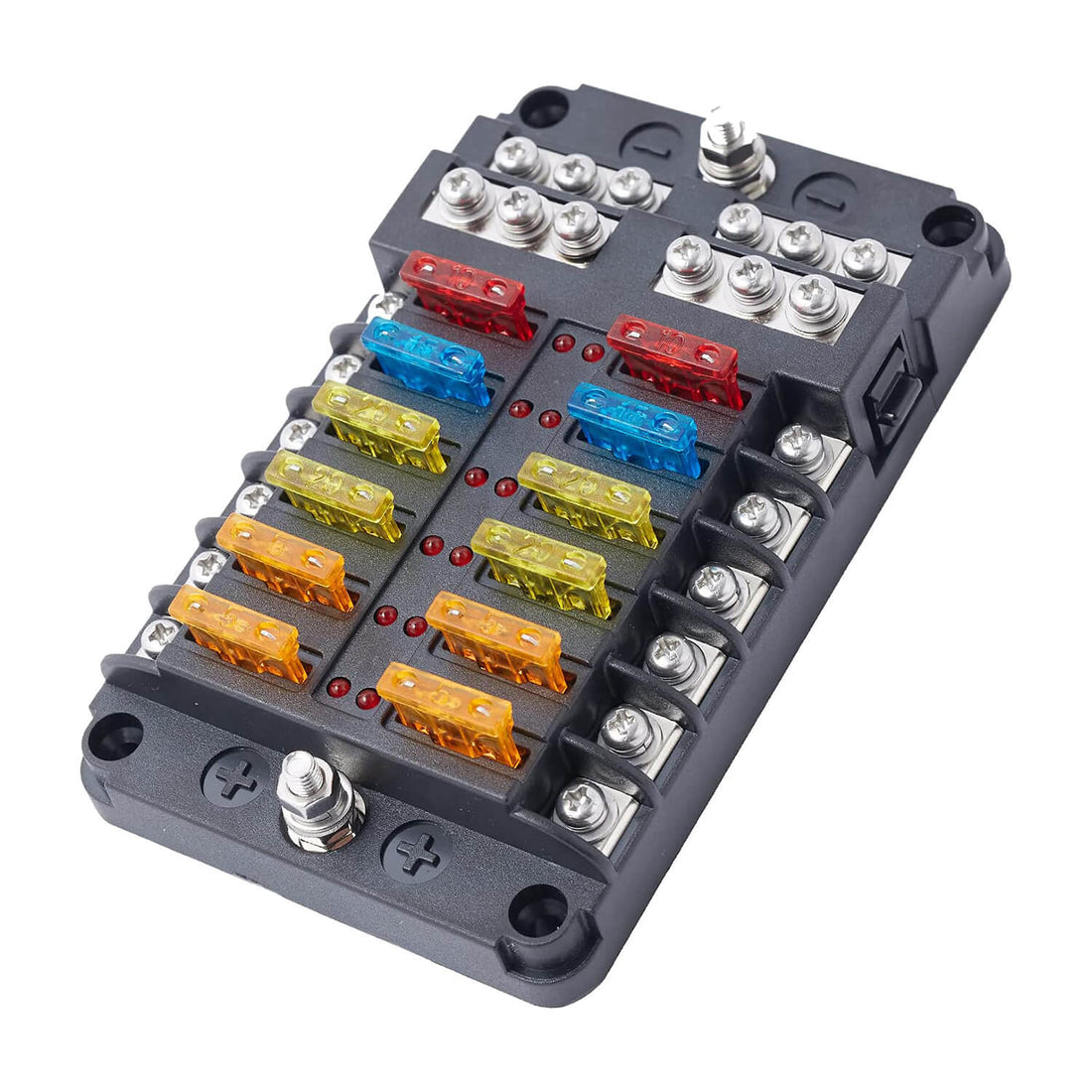 12 Way Fuse Block with Bus Bar | Shop on Vanlifer.co.nz